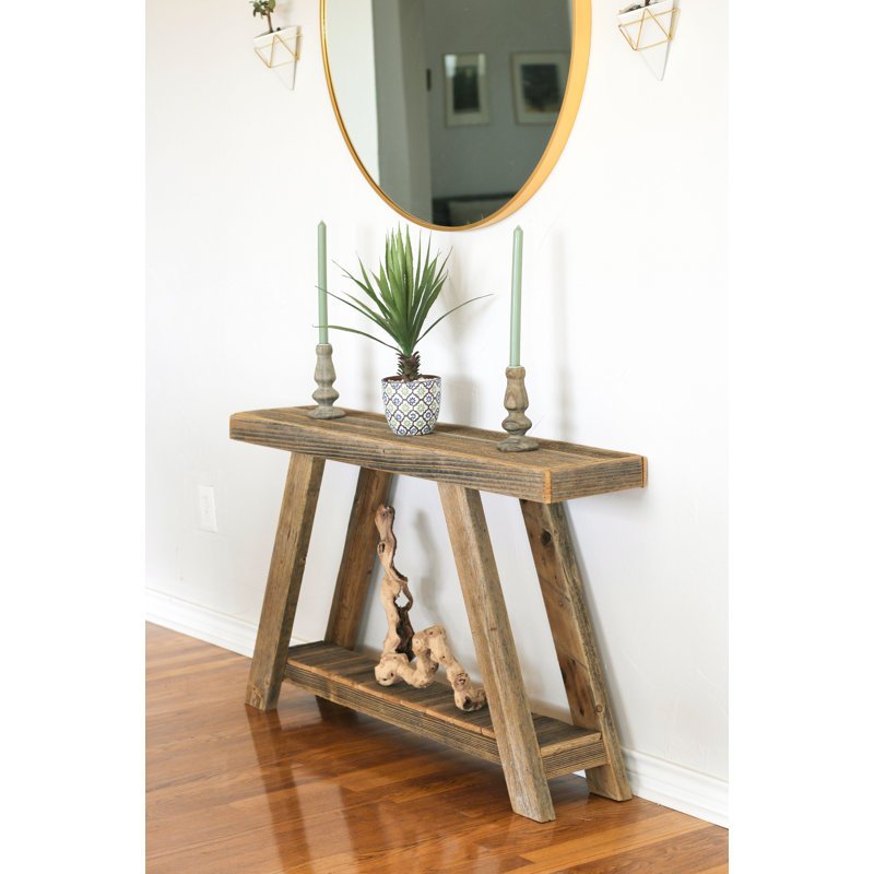 Millwood Pines Lagho 46'' Solid Wood Console Table & Reviews | Wayfair